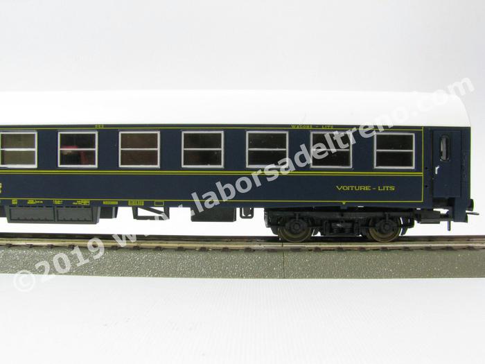 Rivarossi - 3542 Carrozza tipo MU della CIWL, livrea CIWL con tetto bianco, logo CIWL, ep. IV