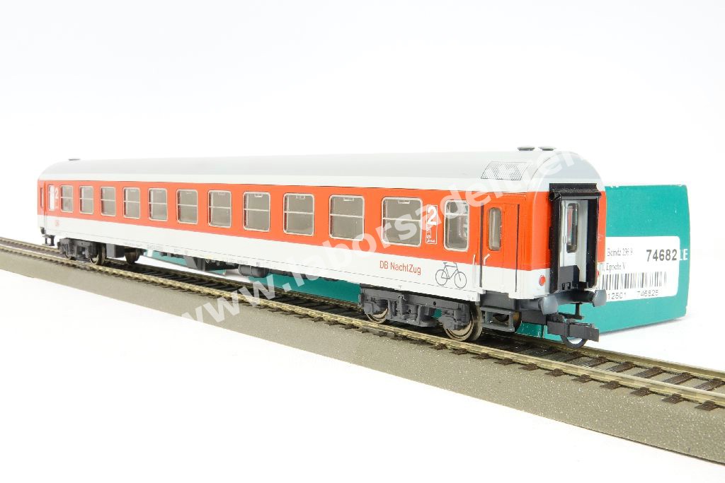 Sachsenmodelle - 74682 Carrozza tipo X di 2a cl. DB AG, livrea rosso ...