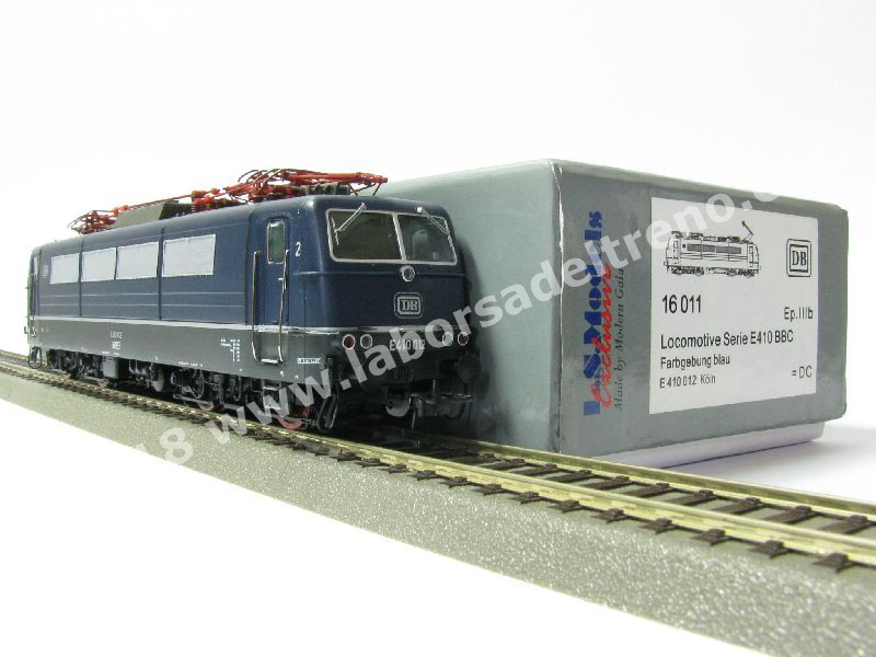 Ls models - 16011 Loco el. E 410 012 DB quadritensione, livrea blu con ...