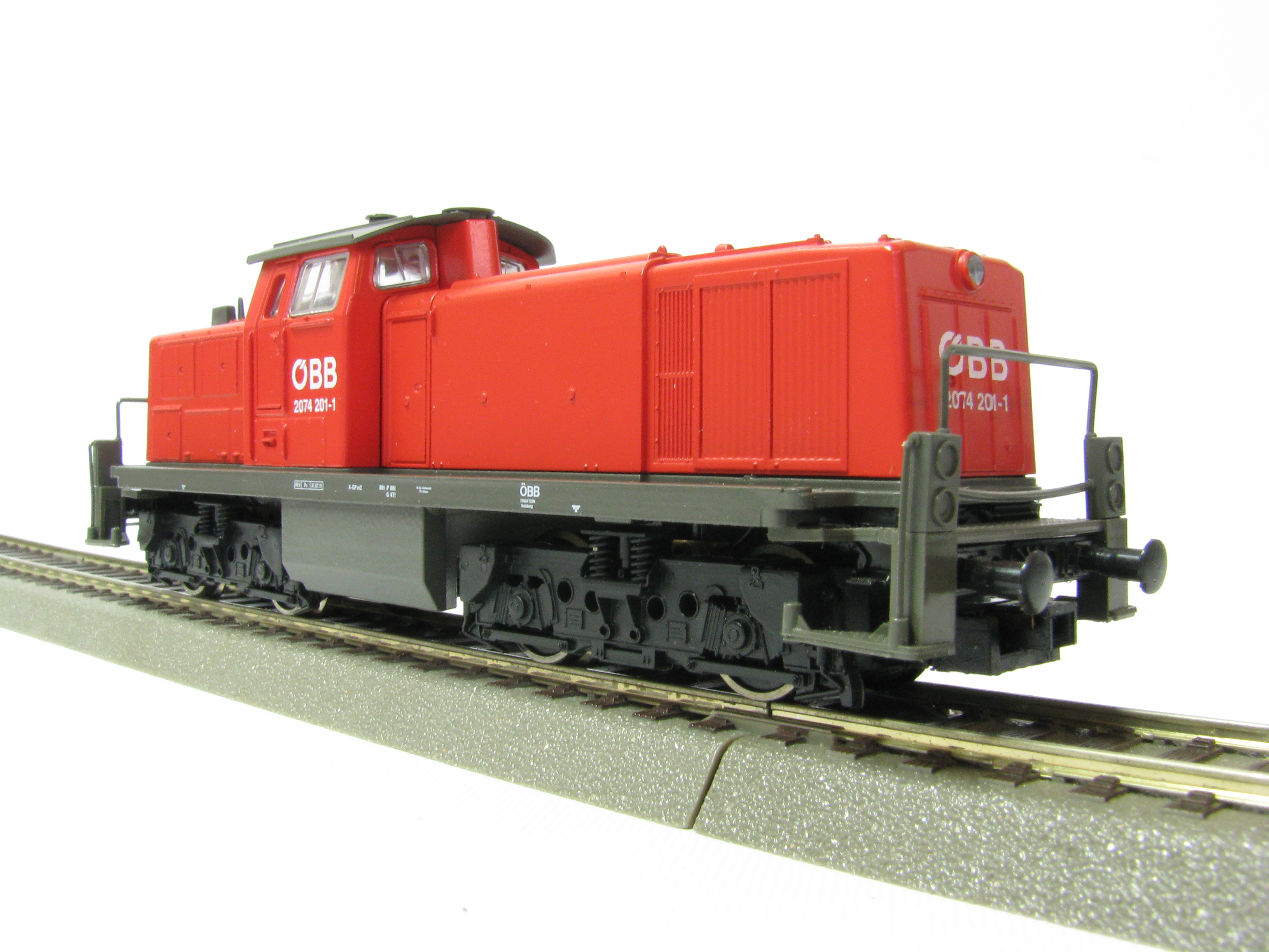Roco - 51223.1 Locomotiva diesel OBB Rh 294 201-1, livrea rossa, logo ...