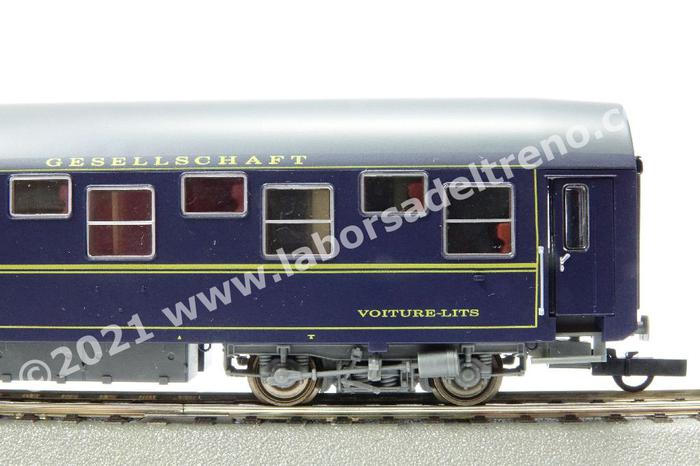 Rivarossi - 3620 Carrozza letti tipo T2 della CIWL, livrea CIWL, logo CIWL, ep. IV