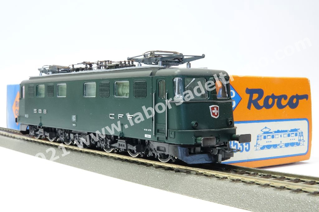 Roco - 43535 locomotiva elettrica SBB Ae 6/6, livrea verde, fari tondi, epoca IV