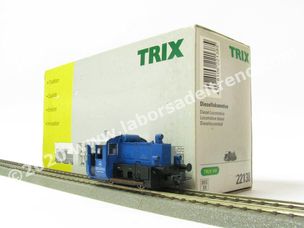 Trix - 22138 Locomotiva diesel da manovra DB Kof II livrea blu ...