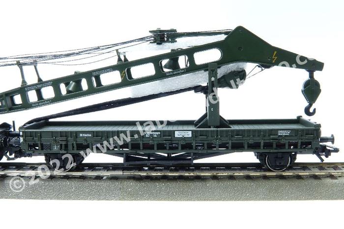 Trix - 23057 Carro Gru Ardelt 57 delle DB con carro appoggio e carro ...