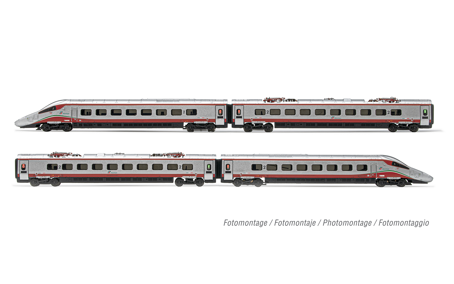 Arnold - HN2577S Elettrotreno FS Trenitalia ETR 610 a 4 elementi, livrea Frecciargento senza ...