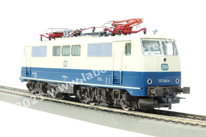 Roco - 43413 Locomotiva elettrica DB Br 111 044, livrea blu/beige, logo ...