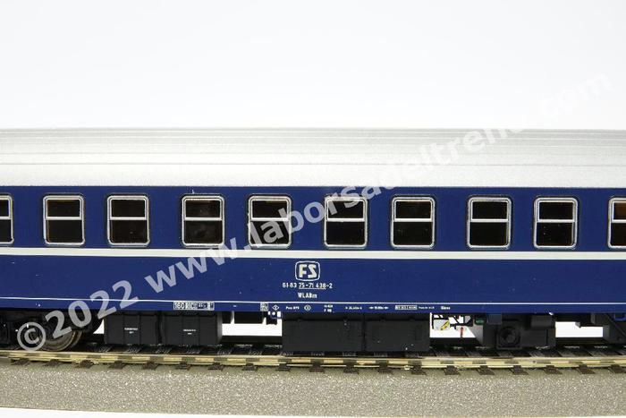 Acme - 50920 Carrozza letti tipo T2S delle FS, livrea blu con scritta ...