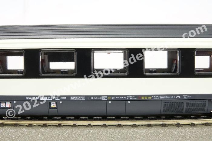 Ls models - 47376 Carrozza passeggeri a salone SBB tipo EC di 2° cl ...