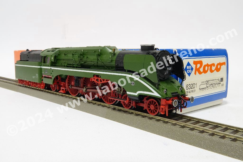 Roco - 63201 locomotiva a vapore DB-AG, Br 18 201, semicarenata, livrea ...