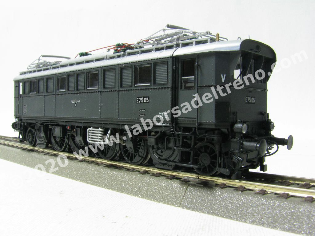 Brawa - 43212 Locomotiva elettrica DRG E75 05, livrea grigio, epoca II
