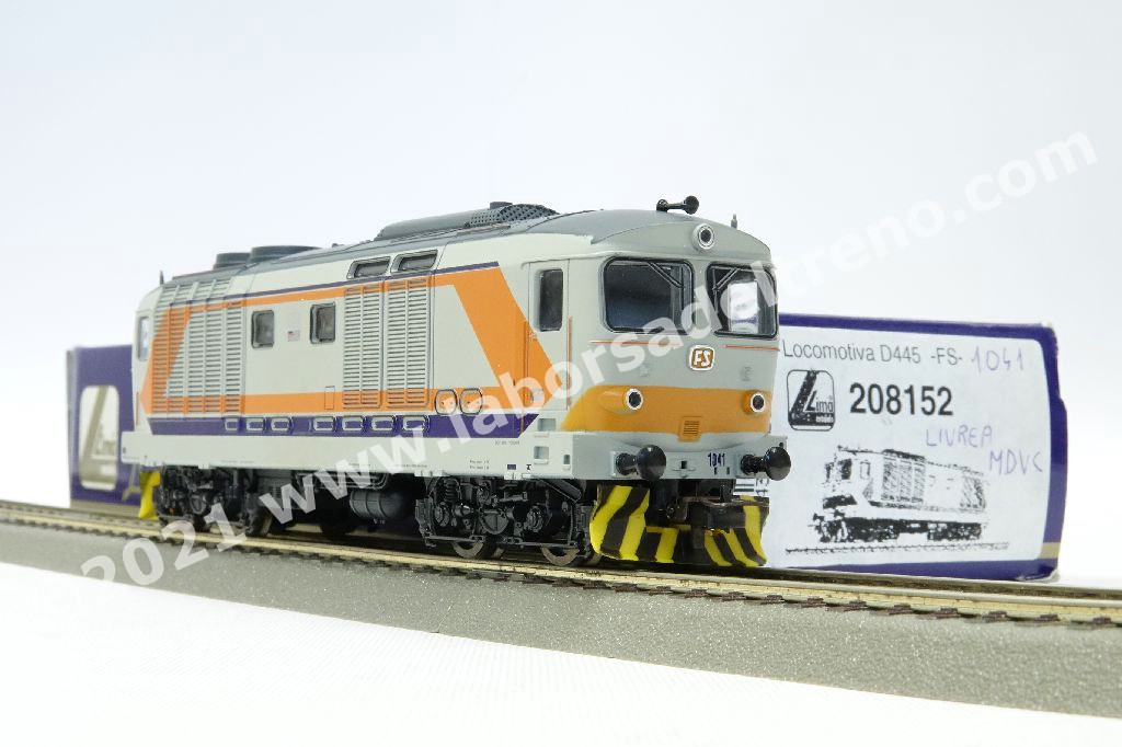Lima - 208152 Locomotiva diesel FS, D 445 1041 navetta, livrea MDVC ...