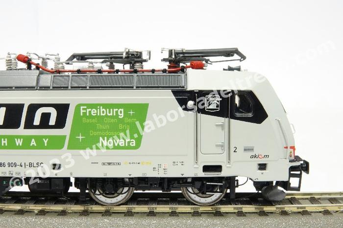 Acme - 60630 Locomotiva elettrica BLS Cargo Br 186 909 'Monte Olimpino' noleggiata Ralpin ...