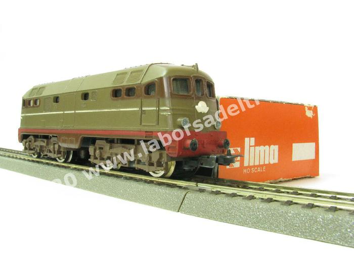 Lima - 8023 Locomotiva diesel FS D342, livrea castano/isabella, epoca III