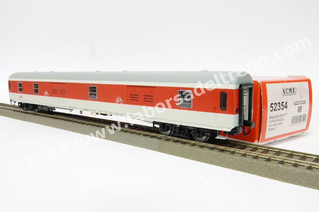 Acme - 52354 Bagagliaio tipo Dmd 906 delle DB AG, livrea Autozug rosso ...