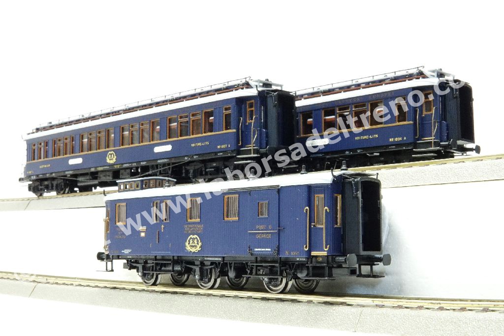 Hobbytrain - 44022 Set 1 Simplon Express CIWL con 2 carrozze letti e un bagagliaio/postale a 3 ...