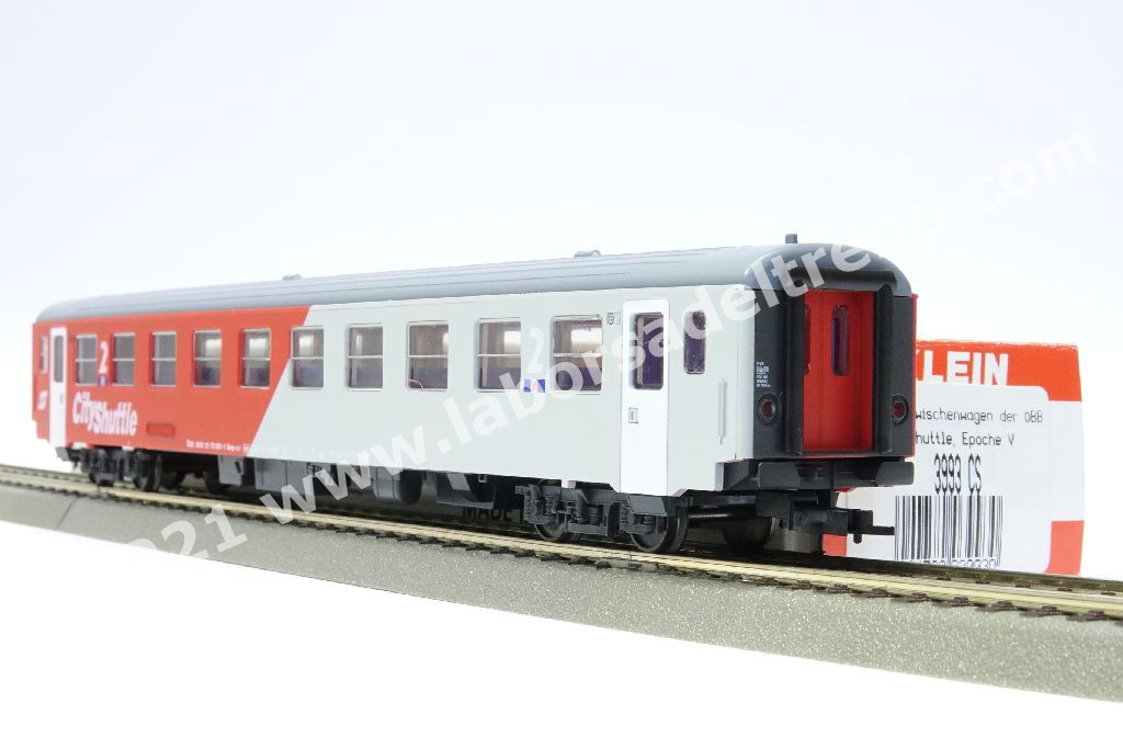 Klein modellbahn - 3993CS Carrozza di 2a cl. OBB, livrea Citi Shuttle ...