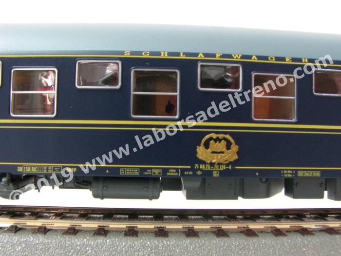 Rivarossi - HR4156 Carrozza letti tipo T2 della CIWL, livrea CIWL, logo CIWL, ep. III/IV