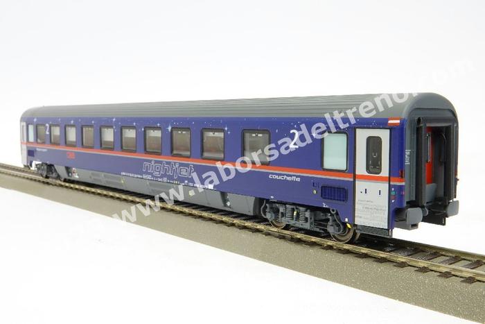 Ls models - 97026 Set 2 NightJet EN 295 München-Roma/Milano delle OBB con 1 Bmz e 1 Bcmz tipo ...