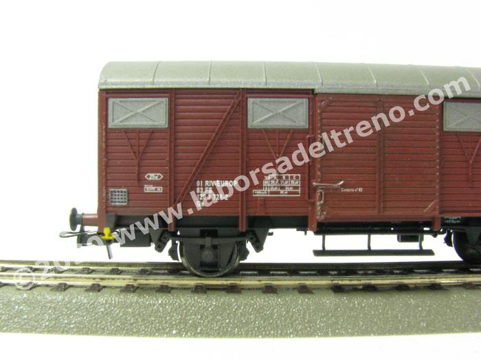 Rivarossi - HR6032 Carro chiuso a due assi tipo Gs delle FS, ep. IV