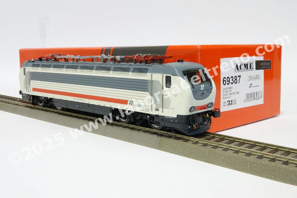 Acme - 69387 Locomotiva elettrica FS E402B 143, livrea Intercity Day ...