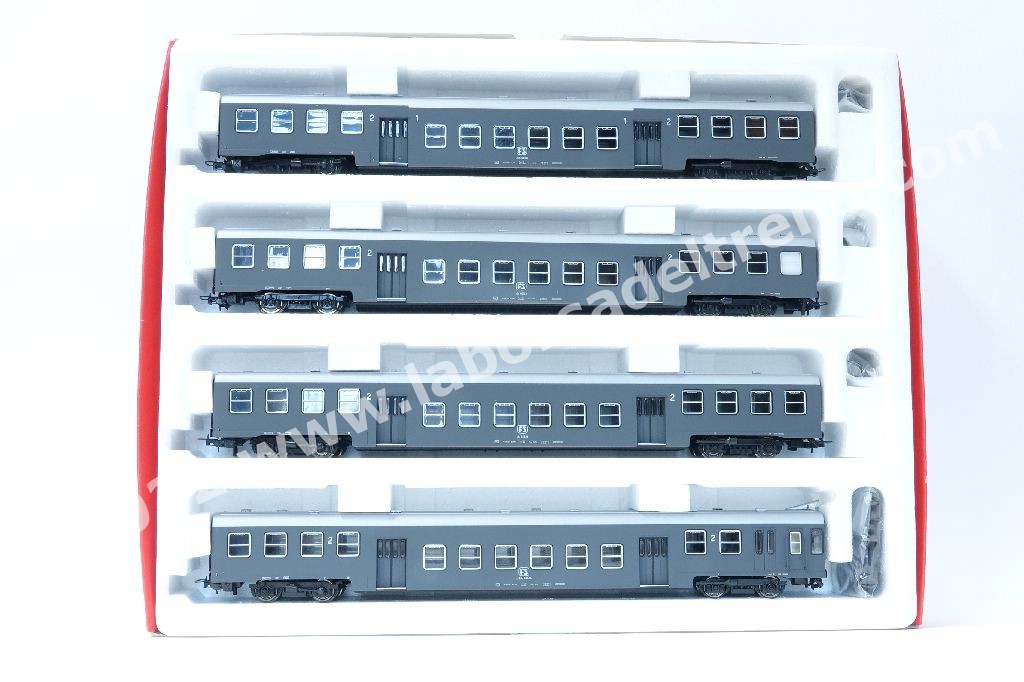 Acme - 50053 Set di 3 carrozze vicinali a piano ribassato tipo 1965 ...