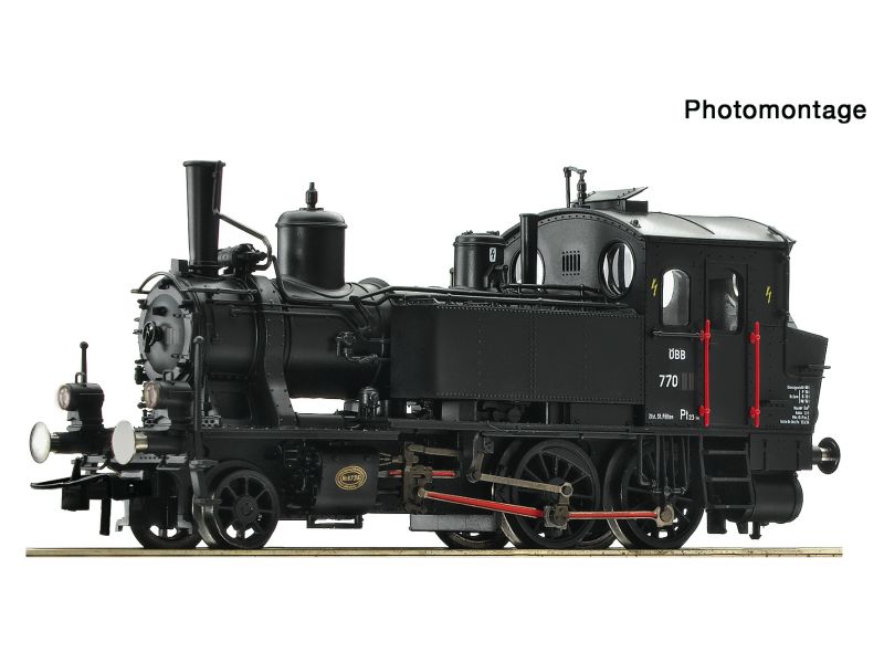 Roco - 73054 Locotender OBB Rh 770 (ex Pt 2.3), livrea nera, epoca III