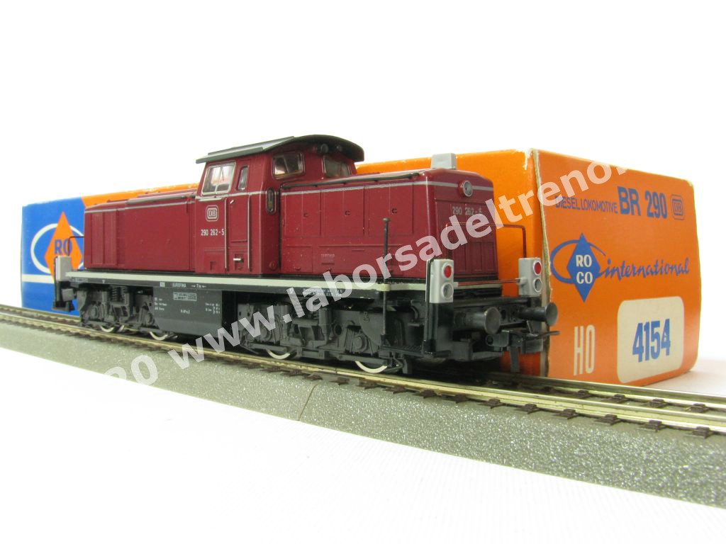 Roco - 4154 Locomotiva diesel DB Br 290 262 livrea bordeaux, ep. IV