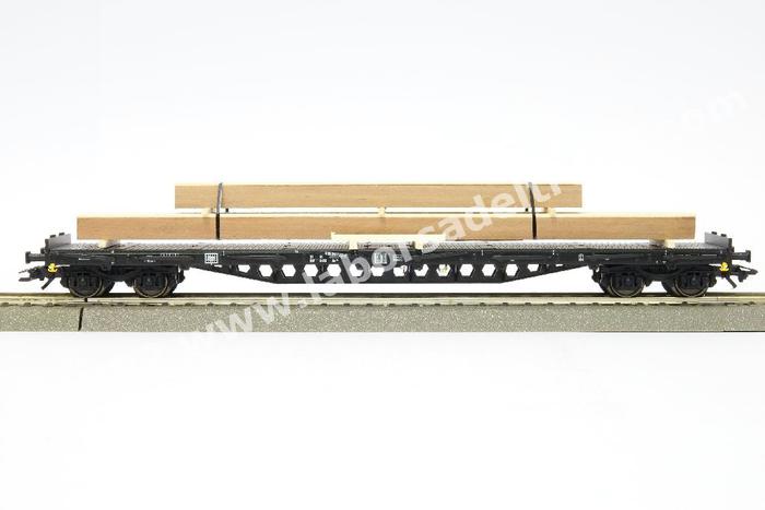 Marklin - 47153 Set tre carri pianali con stanti DB AG tipo Rs ...