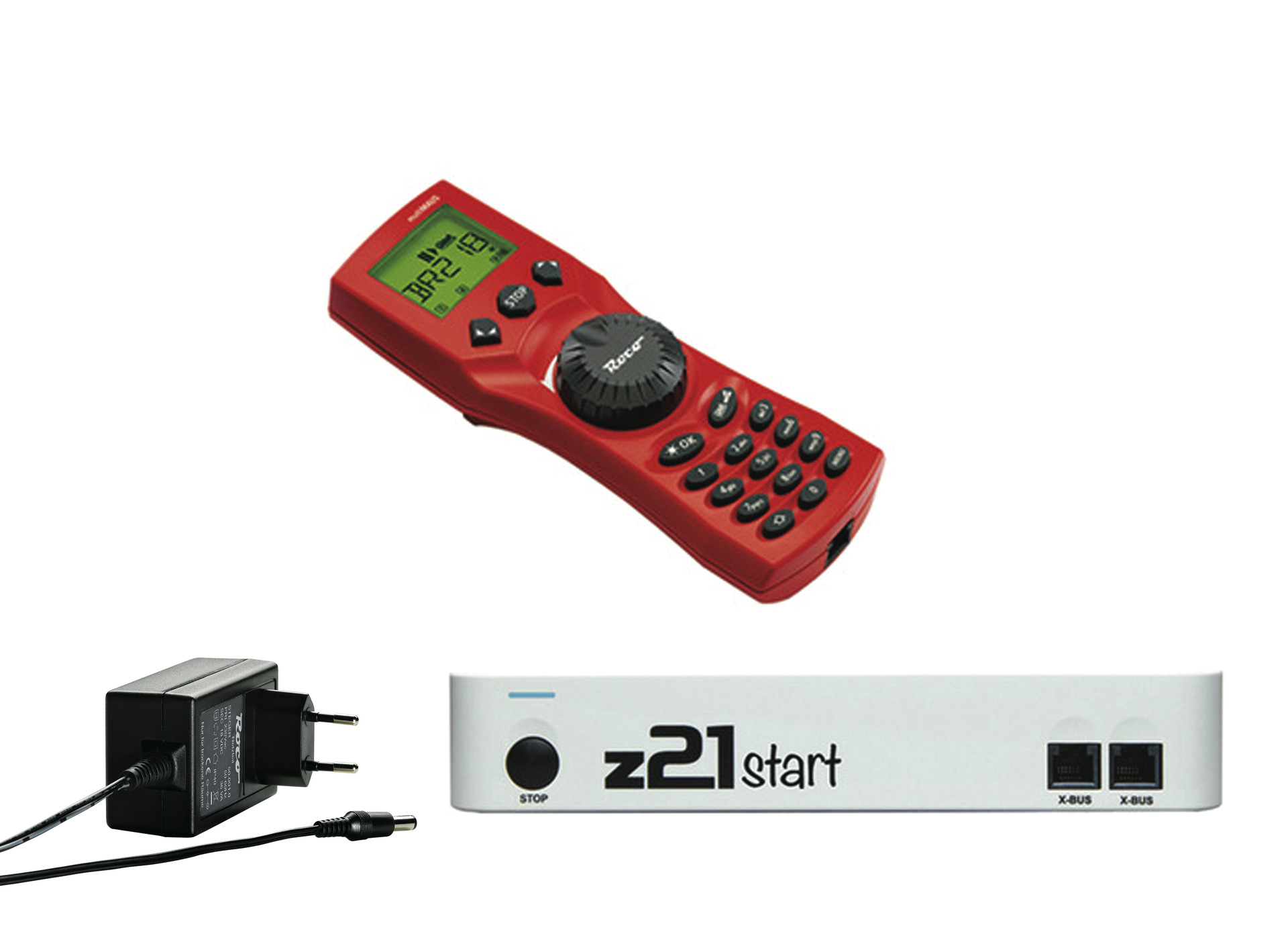 Roco - 10833 Centralina digitale Z21 Start con controller Multimaus rosso