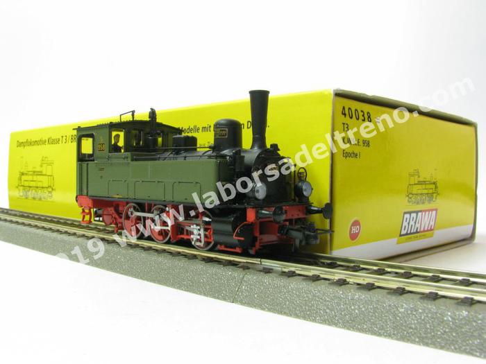 Brawa - 40038 Locotender tipo T3 delle Ferrovie del Wuttemberg KWStE ...