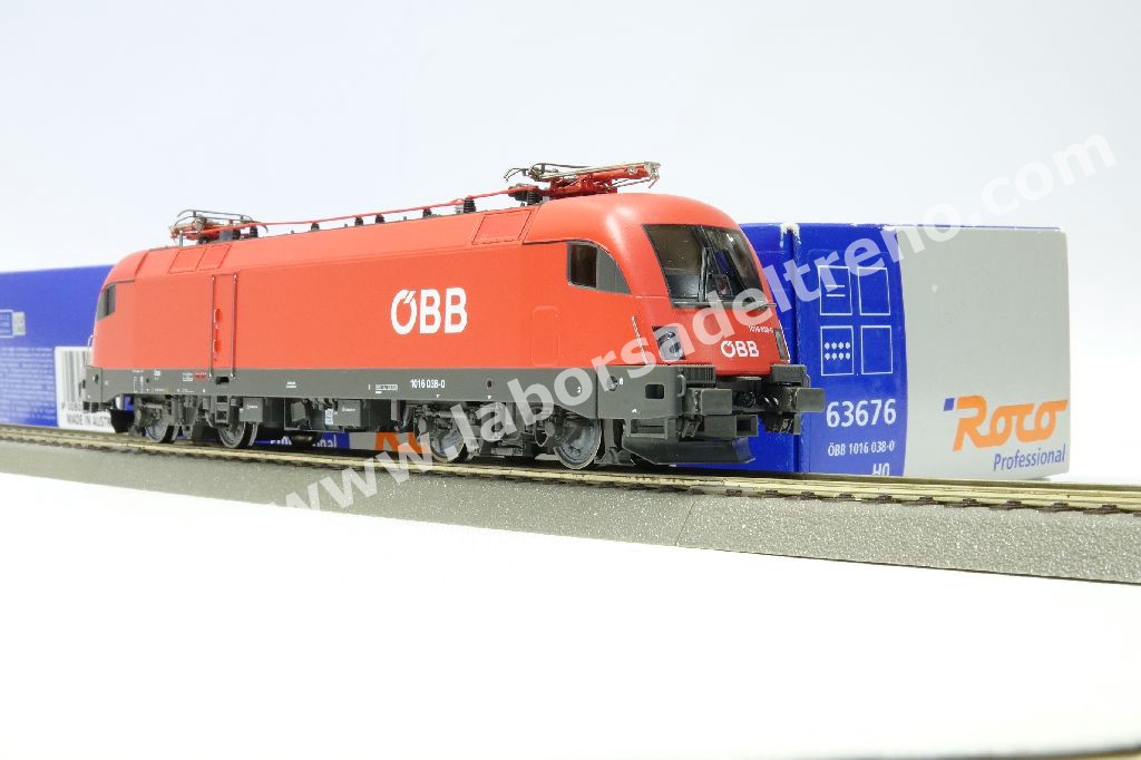 Roco - 63676 Locomotiva elettrica OBB Rh 1016 'Taurus', livrea rossa ...