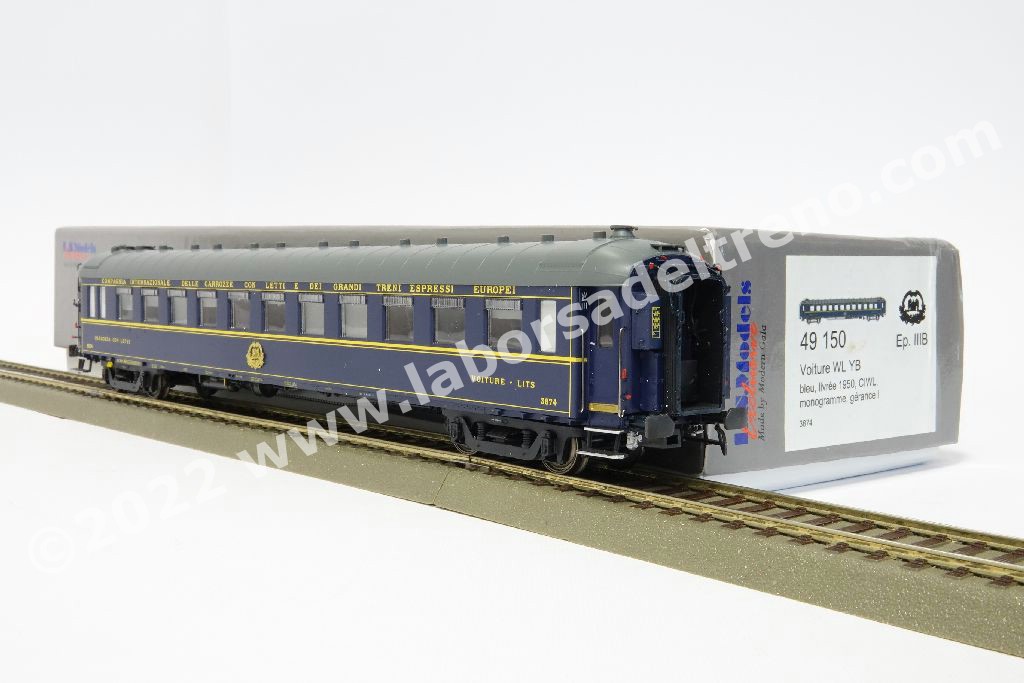 Ls models - 49150 Carrozza letti tipo Y della CIWL, livrea di origine semplificata con ...