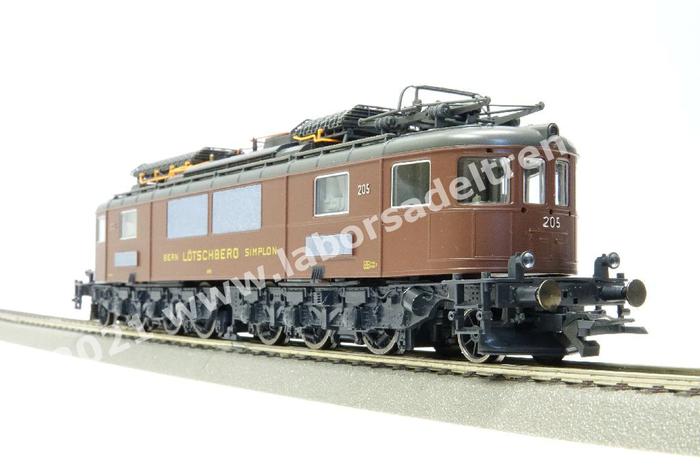 Roco - 43711 Locomotiva elettrica BLS Ae 6/8 205, livrea marrone, ep ...