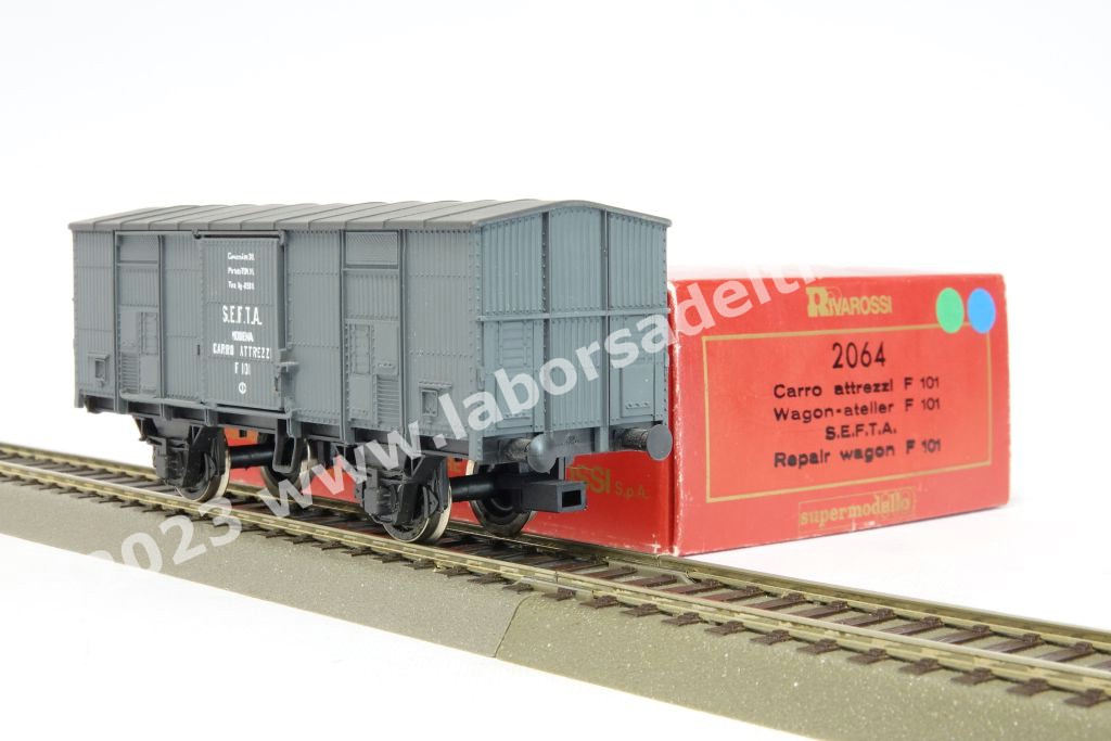 Rivarossi - 2064T Carro di servizio F 101 della SEFTA - Modificato con ...