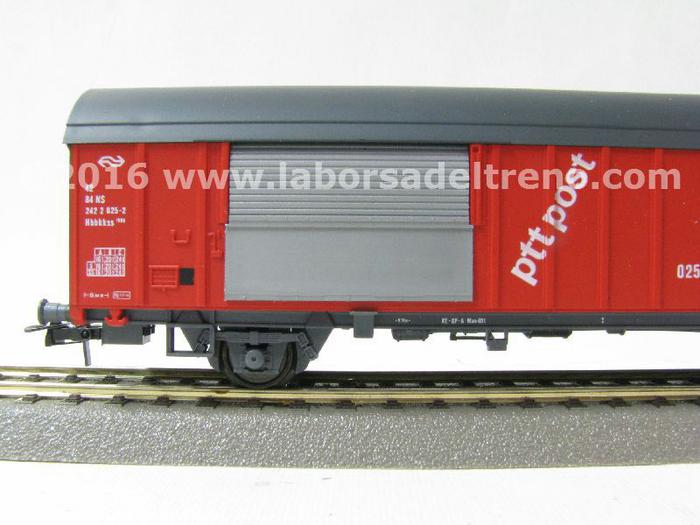 Roco - 46275 Carro postale a due assi NS con porte a serranda, livrea ...