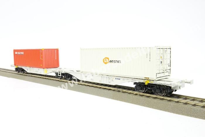 Acme - 40389 Carro bi-modulo della DB AG AAE da 90 ft.caricato con due ...
