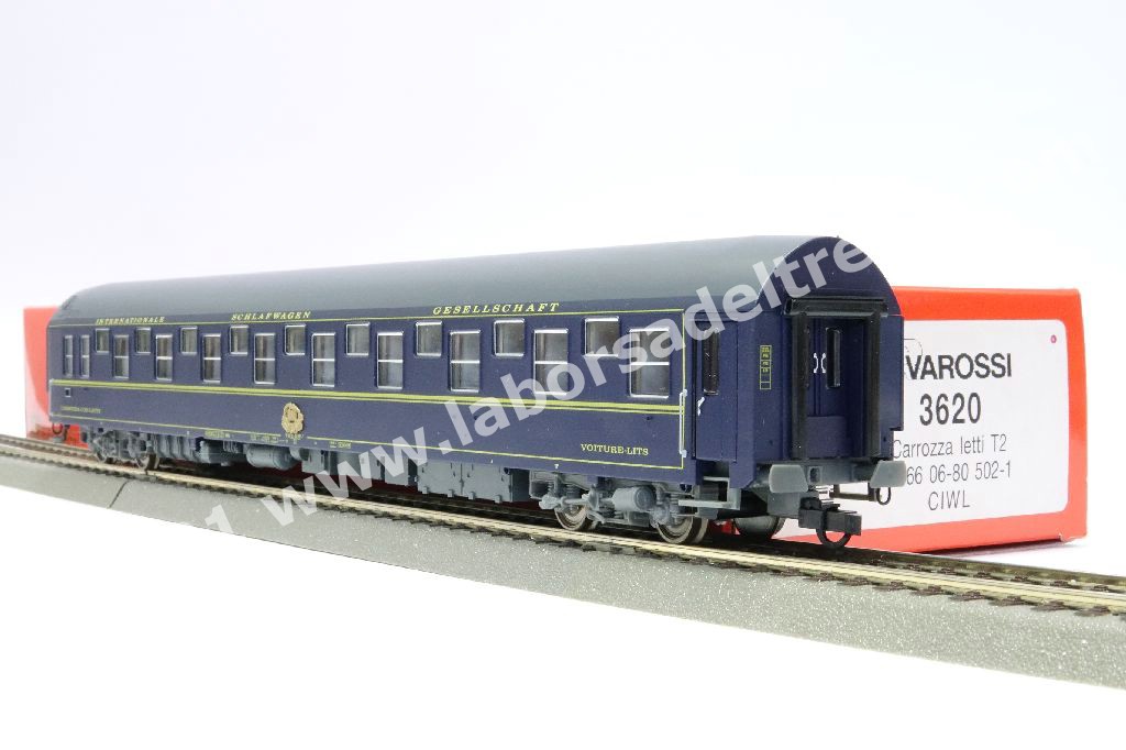 Rivarossi - 3620 Carrozza letti tipo T2 della CIWL, livrea CIWL, logo CIWL, ep. IV