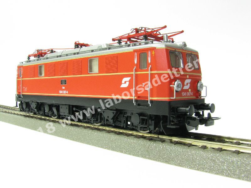 Piko - 51880 Locomotiva elettrica OBB Rh 1041, livrea arancio, logo ...