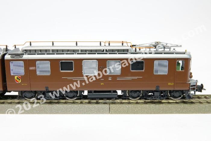 Roco - 72690 Locomotiva elettrica BLS Ae 8/8 272, livrea marrone con ...