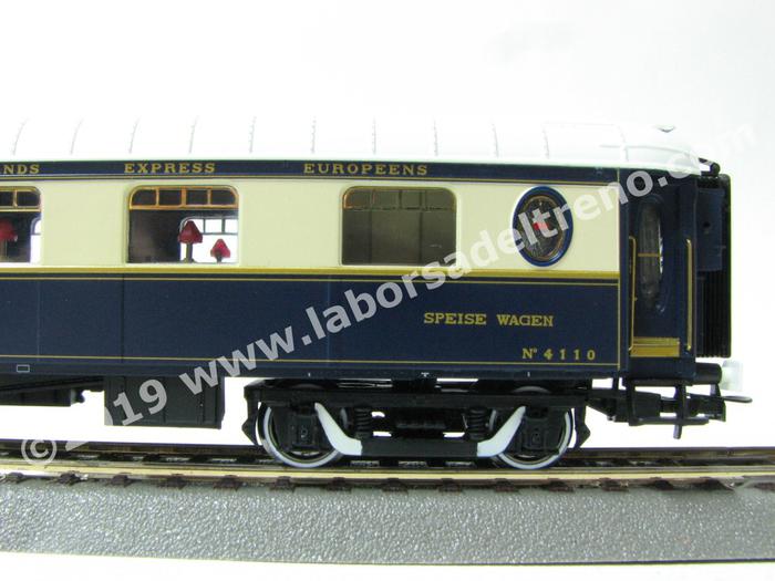 Rivarossi - HR4145 Coppia di una vettura ristorante + una vettura pullman del Venice Simplon ...