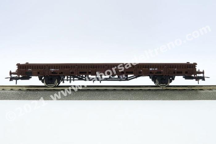 Roco - 66920 Carro a sponde basse con stanti tipo Ks delle OBB, ep. III