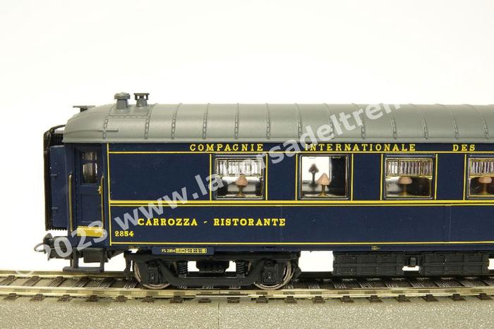 Rivarossi - HR4155 Carrozza ristorante CIWL immatricolata FS, livrea CIWL, logo CIWL, ep. III