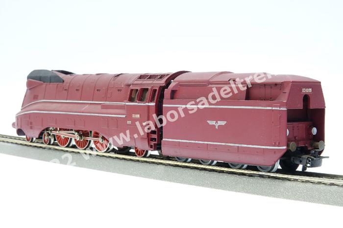 Marklin - 3089 locomotiva a vapore Br 03.10 carenata rossa della DRG, ep. II