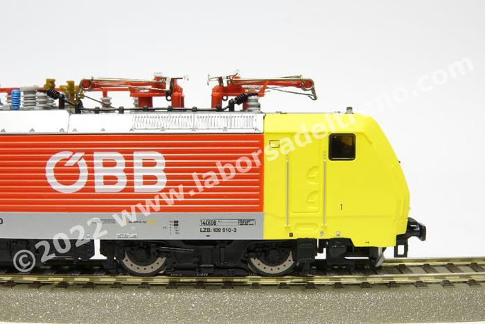 Piko - 57456 Locomotiva elettrica OBB, Br 189, livrea rossa con musi ...