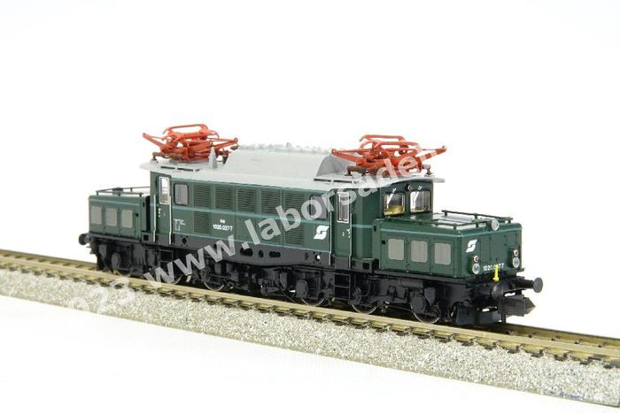 Fleischmann - 739422 Locomotiva elettrica OBB Rh 1020 (Ex. DB E94), livrea verde, logo Pflatsch ...