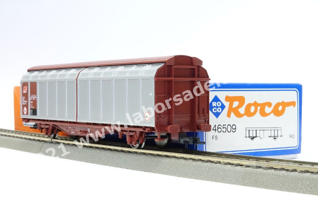 Roco - 46509 carro merci Hbbills FS logo rosso inclinato, ep. V