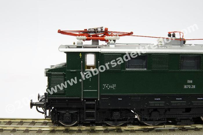 Roco - 63671 Loco el. Rh 1670 delle OBB, livrea verde, ep. III/IV