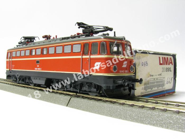 Lima - 208191L Locomotiva elettrica OBB Rh 1042 060-2 , livrea jaffa ...