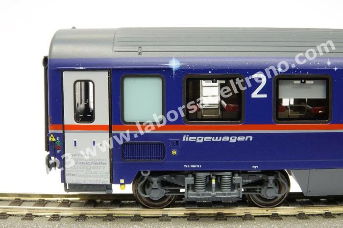 Ls models - 97026 Set 2 NightJet EN 295 München-Roma/Milano delle OBB con 1 Bmz e 1 Bcmz tipo ...