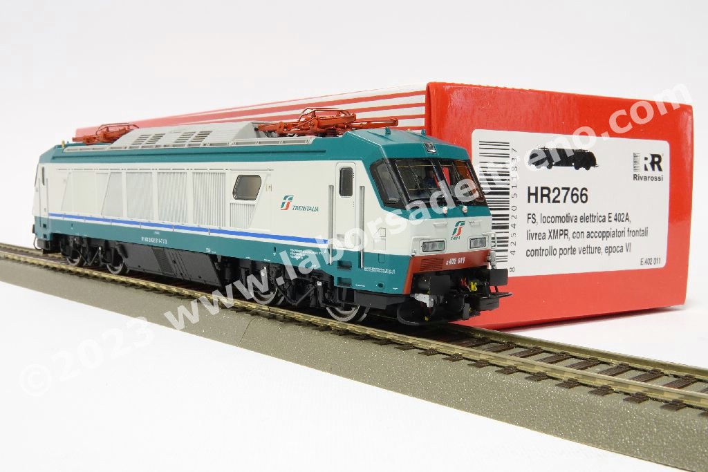 Rivarossi - HR2766 Loco el. E 402 A delle FS, livrea XMPR, logo nuovo ...